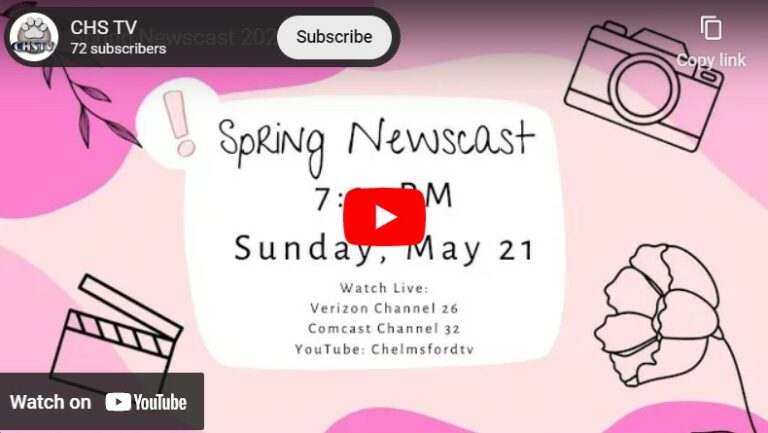WATCH: CHSTv Spring 2023 Newscast - Chelmsford High School