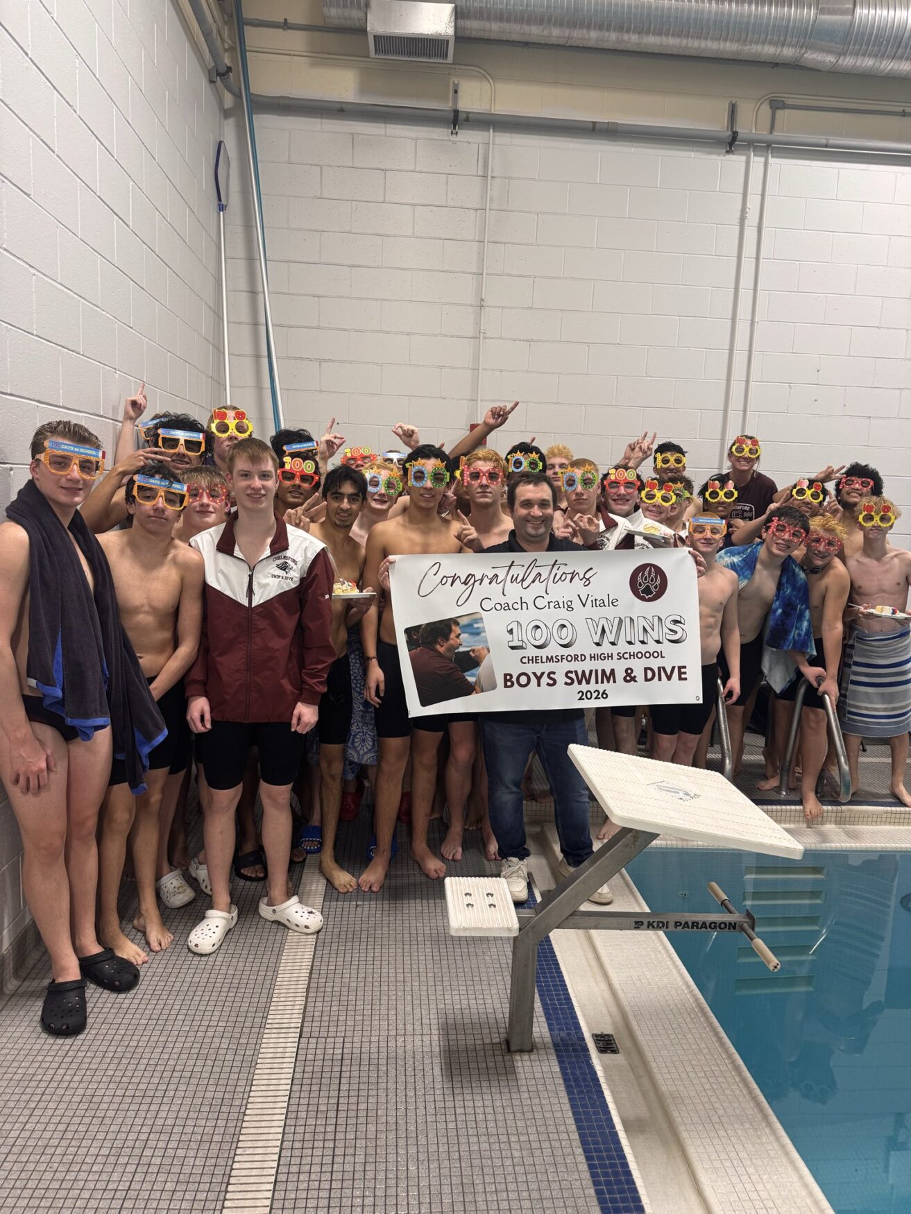 The Sun: Swimming coach Craig Vitale reaches milestone at Chelmsford ...